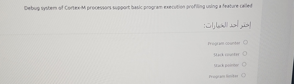 Solved Debug system of Cortex-M processors support basic | Chegg.com