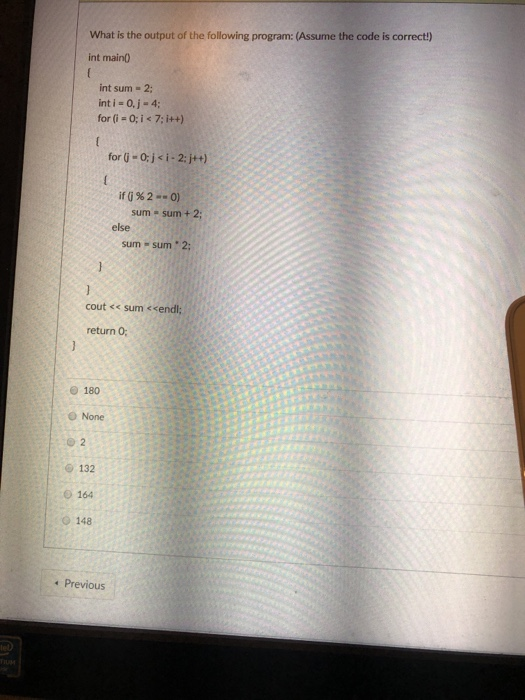 Solved What Is The Output Of The Following Program Assume