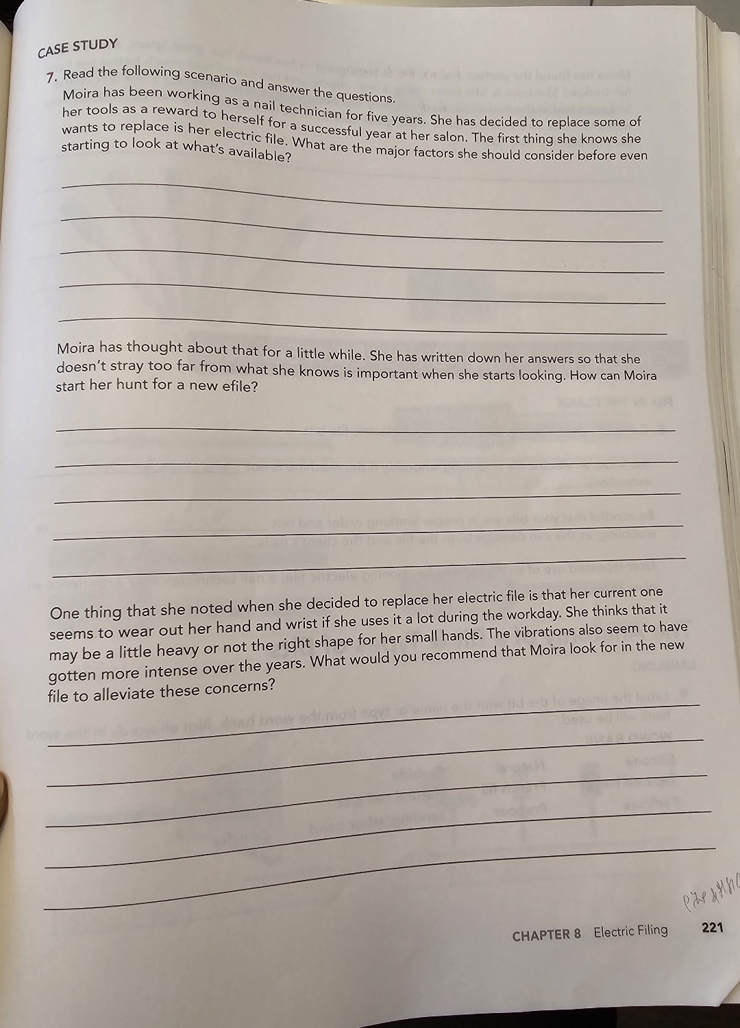 Solved CASE STUDY7. ﻿Read the following scenario and answer | Chegg.com