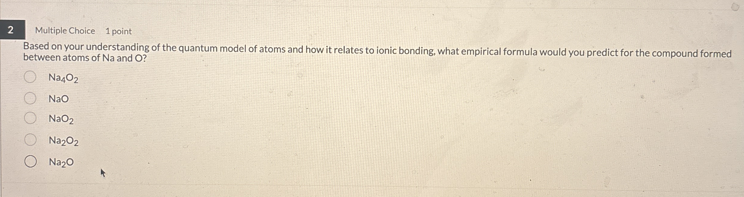 Solved 2Multiple Choice1 ﻿pointBased on your understanding | Chegg.com
