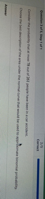 Solved Question 3 of 5, Step 1 of 1 2/5 Correct Consider the | Chegg.com