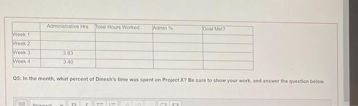 Solved Q3. For the month overall, what percentage of time | Chegg.com