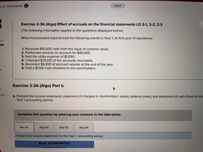 Solved b. Prepare the income statement, statement of changes | Chegg.com