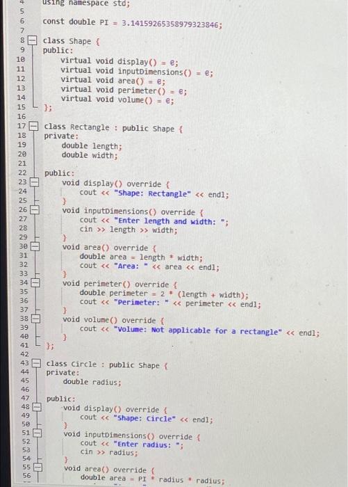 Solved C++using namespace std;hey please write it down for | Chegg.com