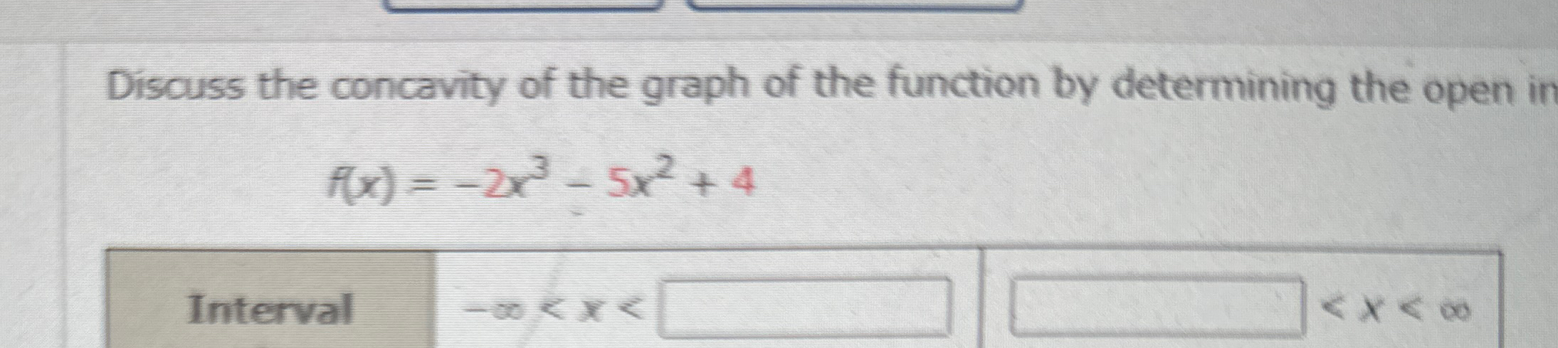 Solved Discuss the concavity of the graph of the function by | Chegg.com