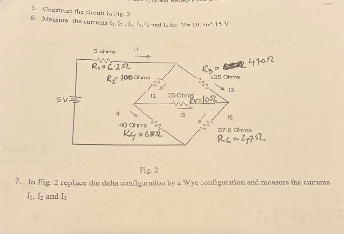 Solved Lab# 4 Delta-Wye Conversion Objective: To show that | Chegg.com