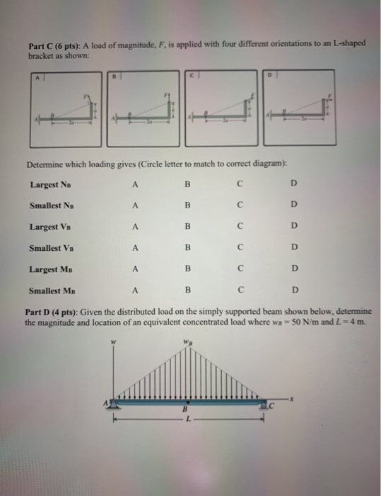 Solved Problem 3: For Parts A & B: Part A (2 pts): If the | Chegg.com