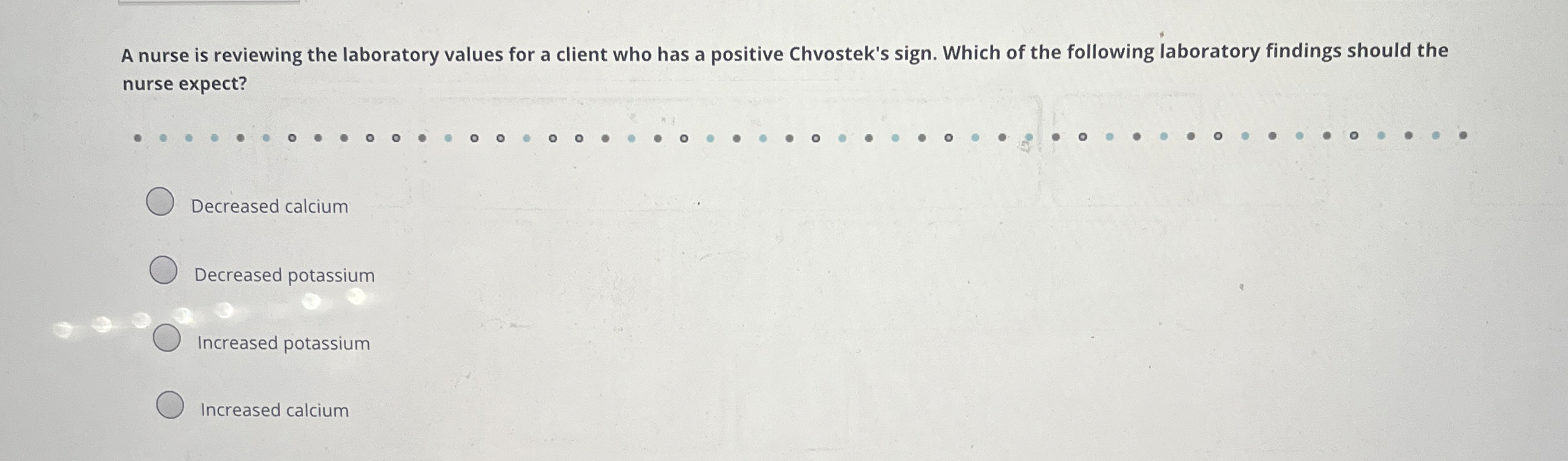 Solved A nurse is reviewing the laboratory values for a | Chegg.com