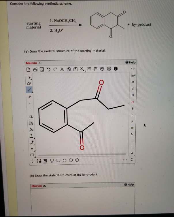Solved Consider the following synthetic scheme. 1. NaOCH,CH, | Chegg.com