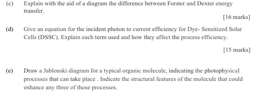 Solved (c) ﻿Explain with the aid of a diagram the difference | Chegg.com