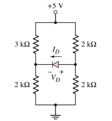 Solved Consider the circuit shown below. Determine the diode | Chegg.com