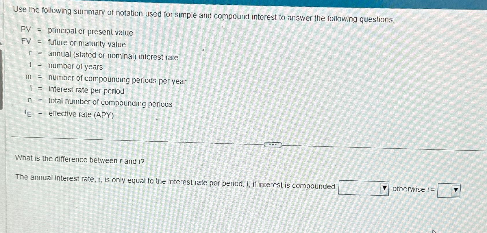Solved Use the following summary of notation used for simple | Chegg.com