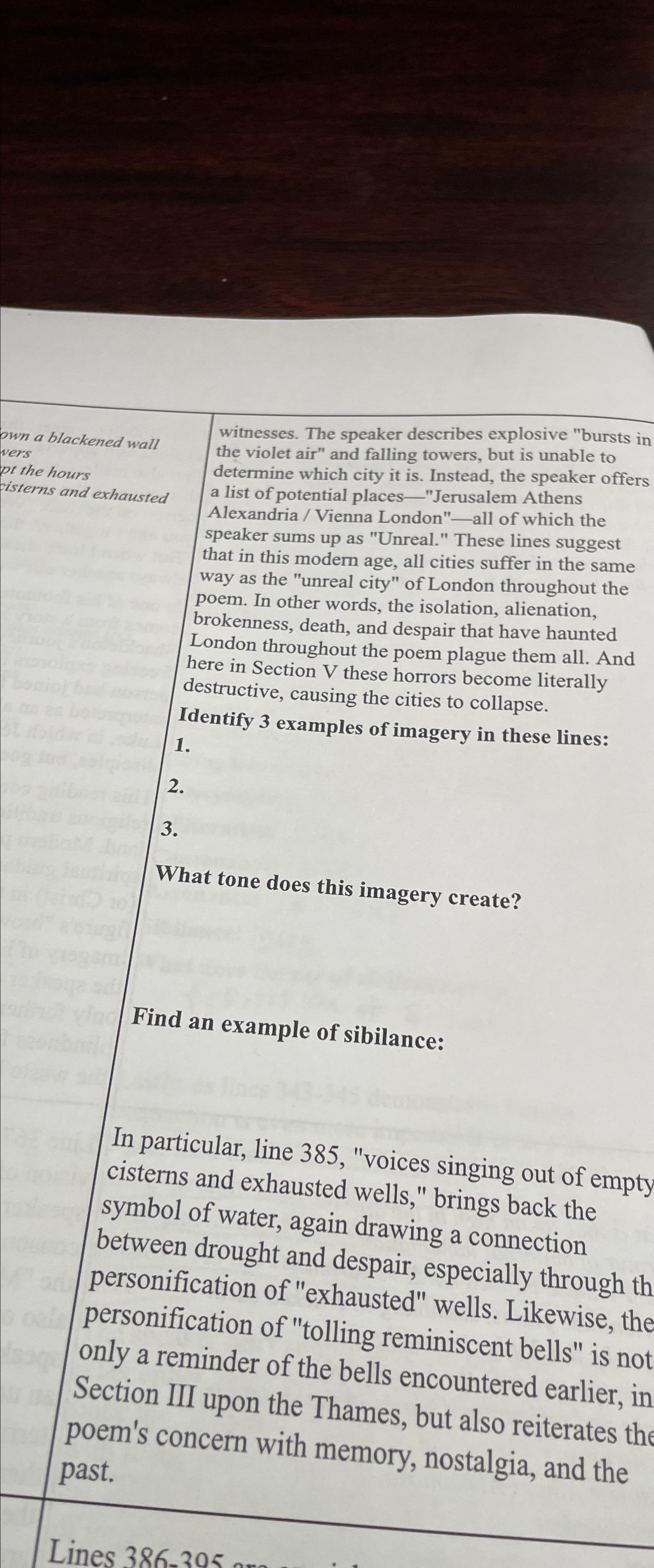 Solved witnesses. The speaker describes explosive "bursts in | Chegg.com