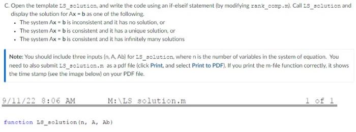 Solved In this exercise, you use the RREF and Rouche-Capelli | Chegg.com