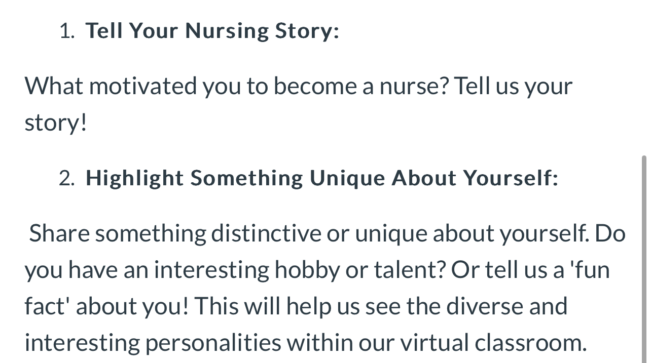 Solved Tell Your Nursing Story:What motivated you to become | Chegg.com