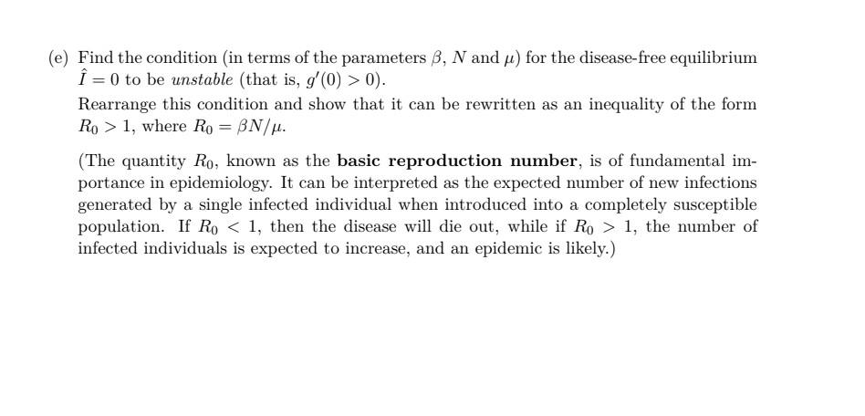 Solved 1. Problem 1: Infectious Disease Dynamics The spread | Chegg.com
