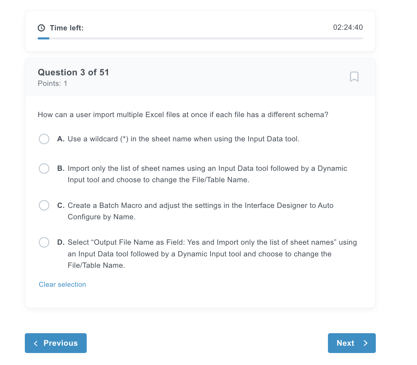 Solved Question 3 ﻿of 51Points: 1How can a user import | Chegg.com