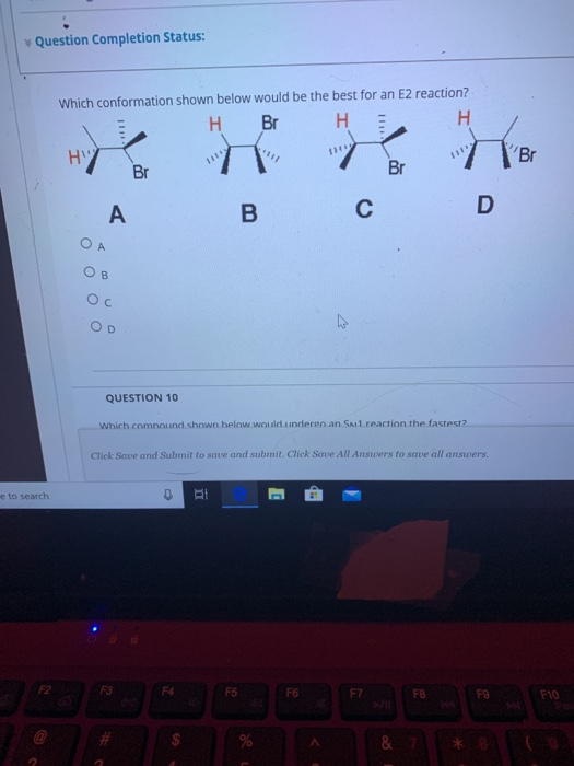 Solved Question Completion Status: Which conformation shown | Chegg.com
