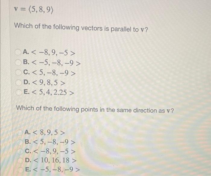 Solved Find the point P such that v = PQ has the components | Chegg.com