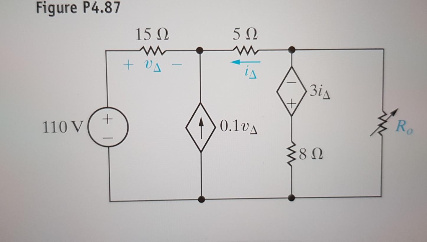Solved find isc and Vth in order to find Rth. Rth must be 4 | Chegg.com