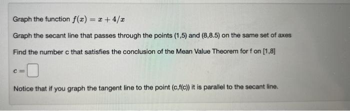 Solved Graph the function f(x)=x3−2x and its secant line | Chegg.com