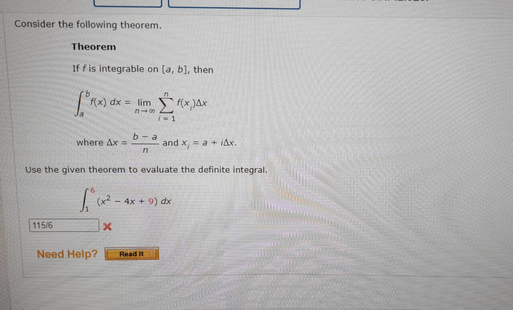 Solved If f is integrable on [a,b], then | Chegg.com
