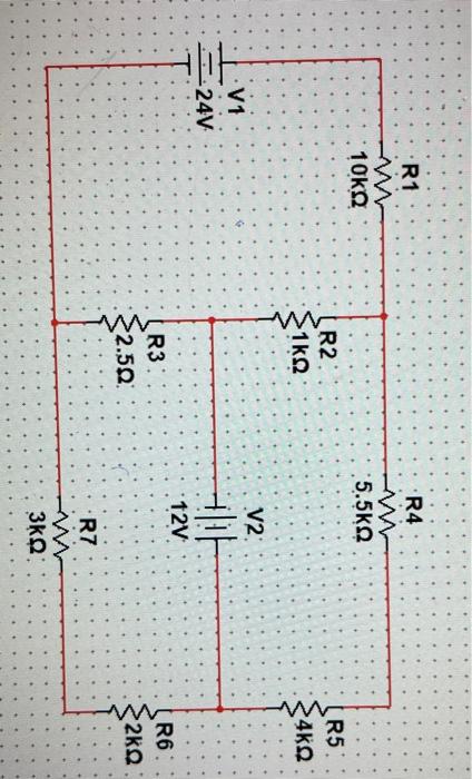 Solved find the current across each resistor using KVL and | Chegg.com