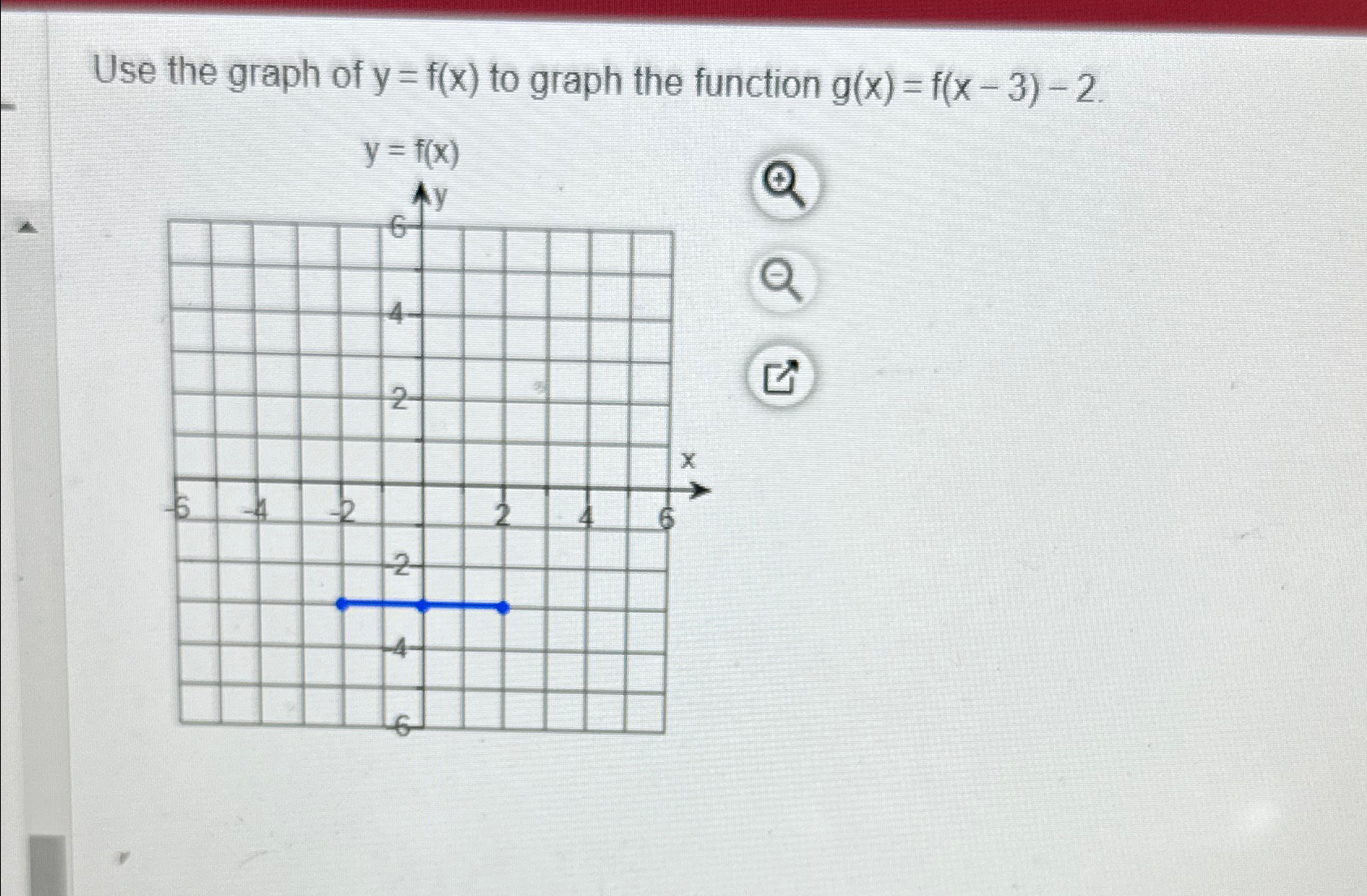 Solved Use the graph of y=f(x) ﻿to graph the function | Chegg.com