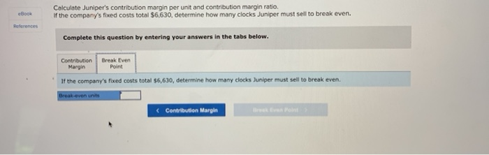 Solved sints M6-3 (Algo) Calculating Contribution Margin and | Chegg.com