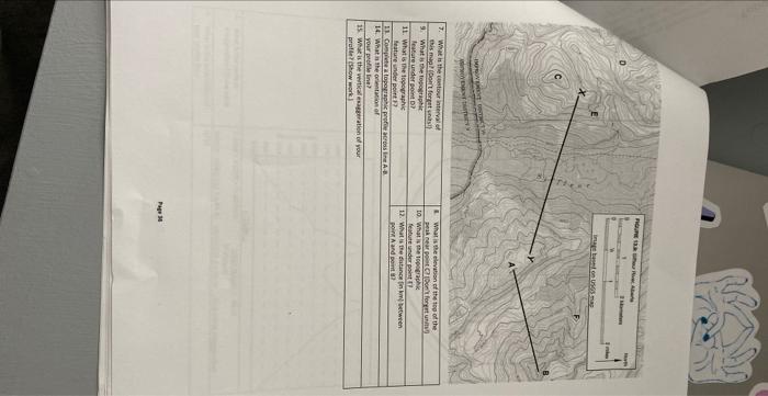 Solved Topographic Maps Lab Exercises decreviout and recil | Chegg.com
