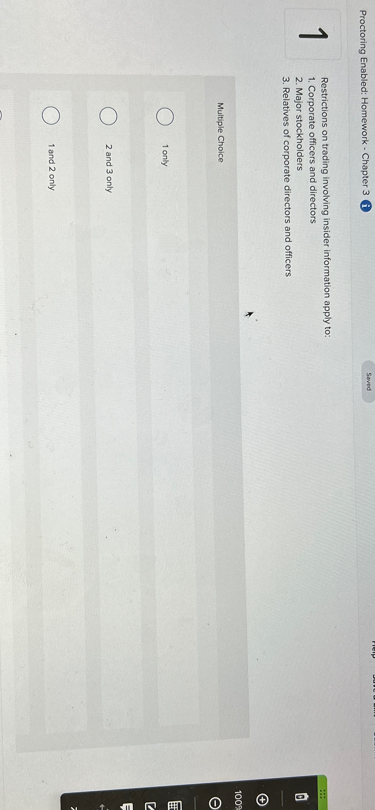 Solved Proctoring Enabled: Homework - Chapter 3 (i)Saved4 | Chegg.com Solved Proctoring Enabled: Homework - Chapter 3 (i)Saved4 | Chegg.com