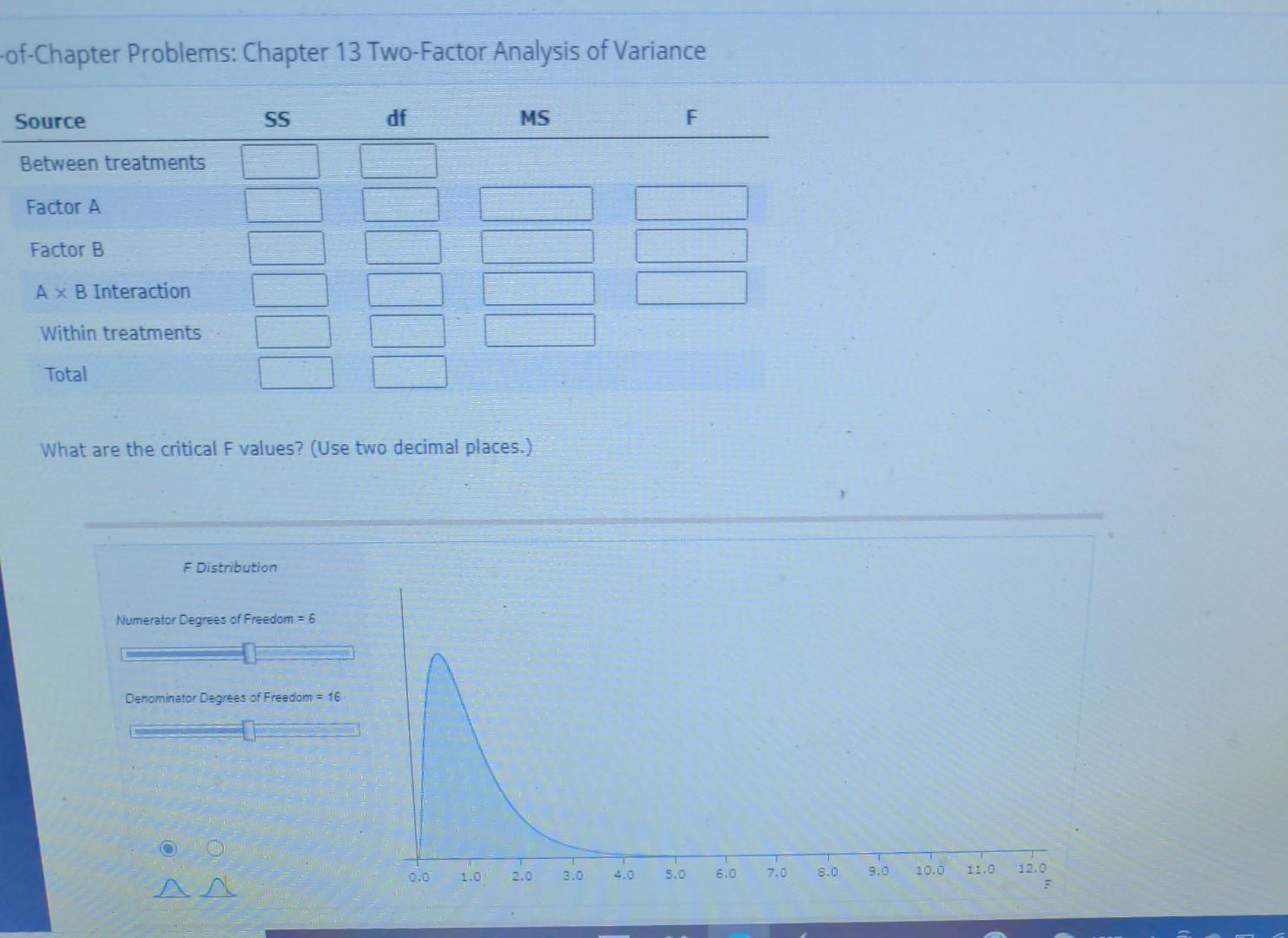Solved End-of-Chapter Problems: Chapter 13 Two-Factor | Chegg.com