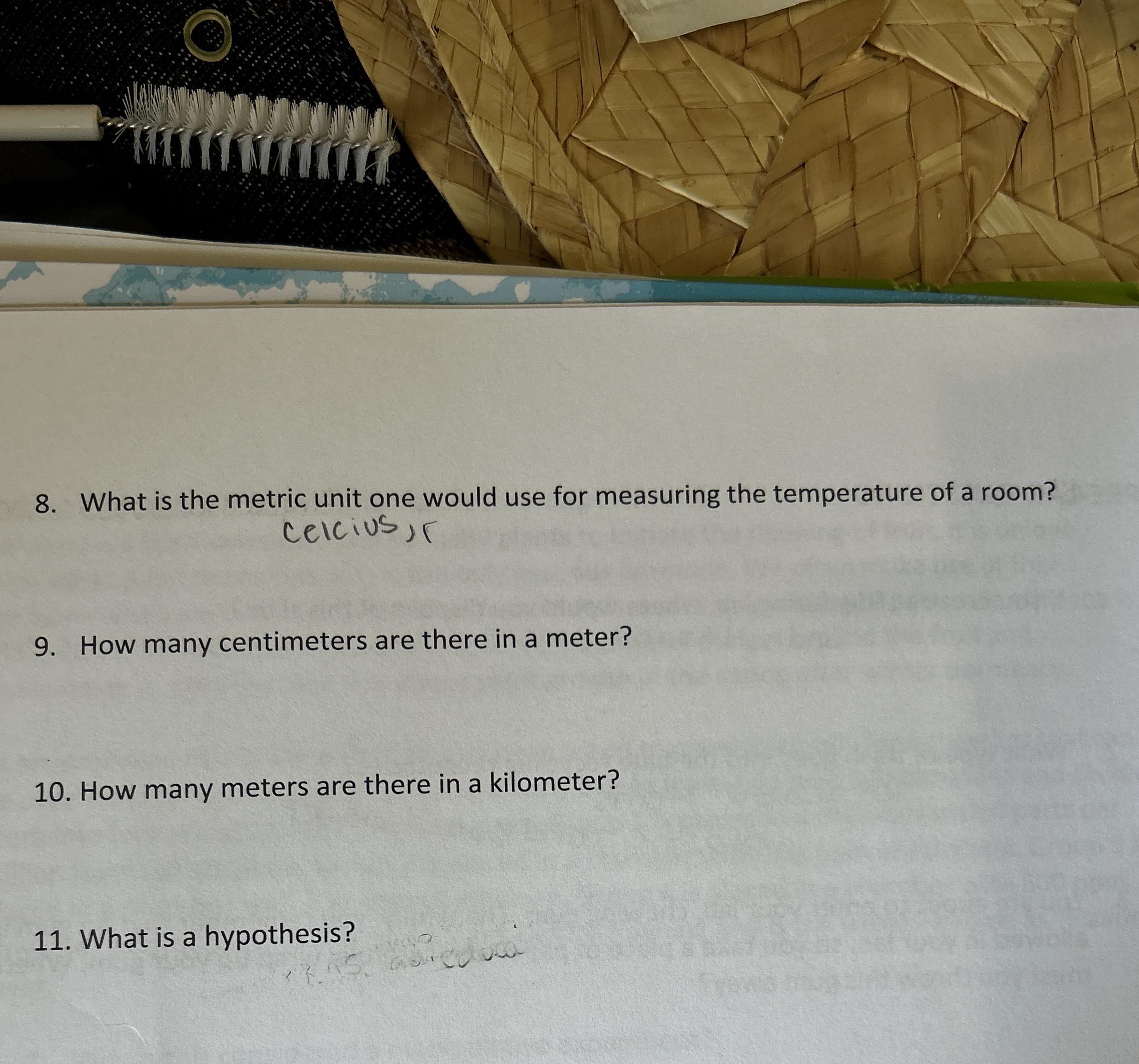 Solved What is the metric unit one would use for measuring | Chegg.com