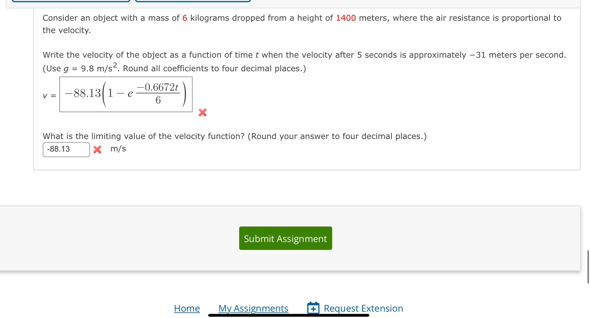 Solved Consider an object with a mass of 6 ﻿kilograms | Chegg.com