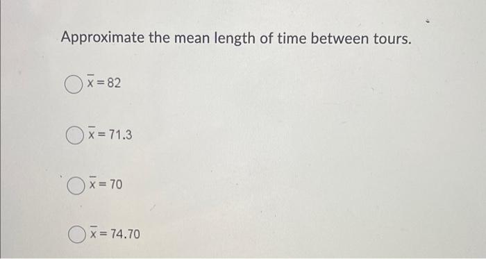 Solved the following data represent the length of time in | Chegg.com