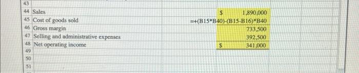 Solved Variable and Absorption Costing using Excel's SUM and | Chegg.com