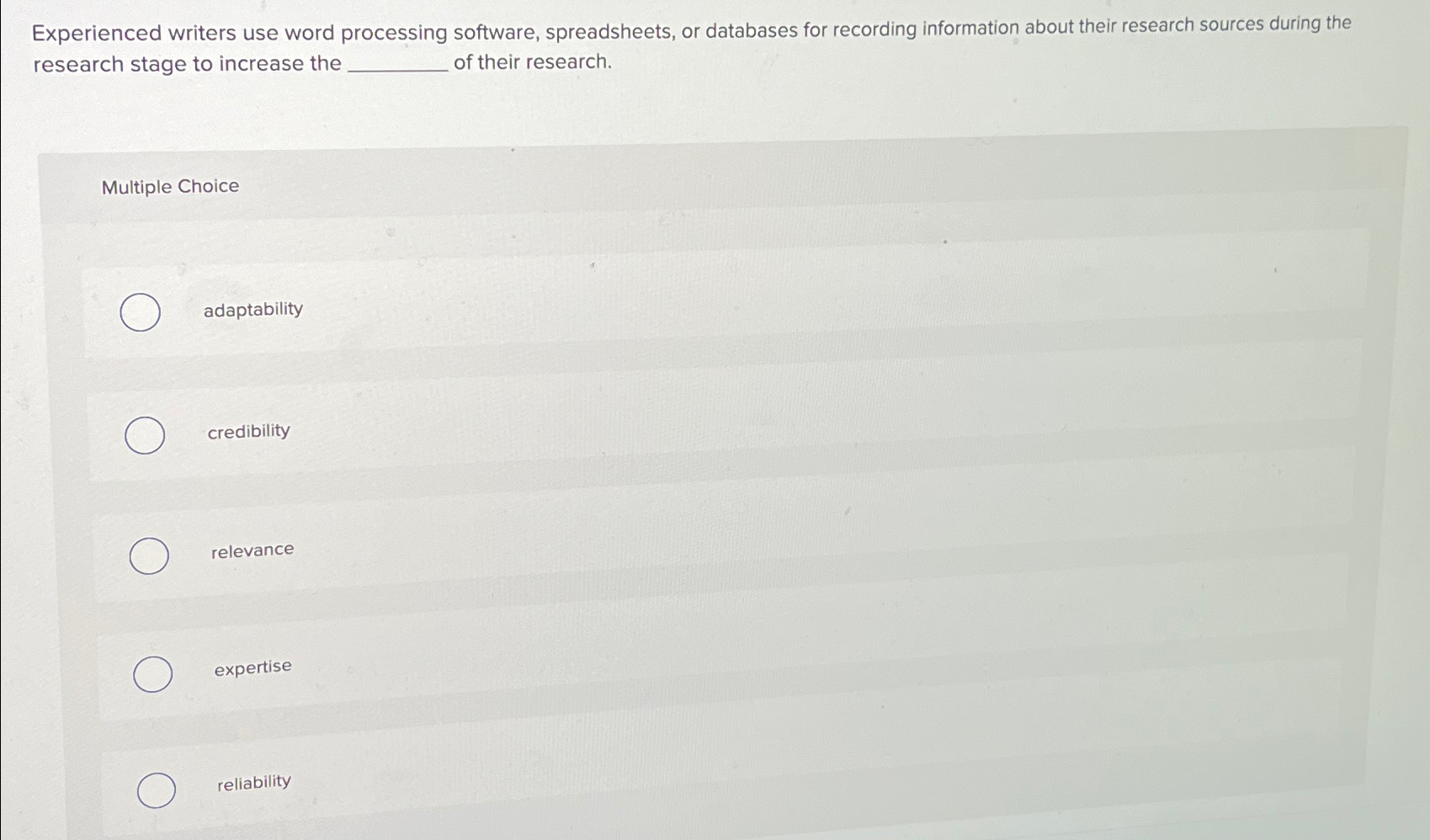 Solved Experienced writers use word processing software, | Chegg.com