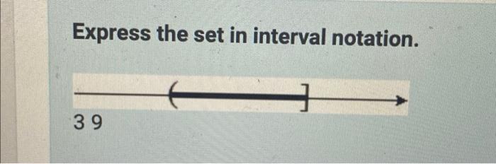 Solved Express the set in interval notation. | Chegg.com