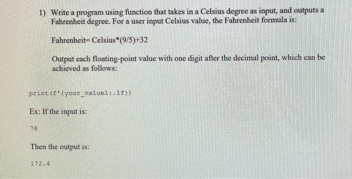 Solved Python Beginner Write A Program Using Function 3158