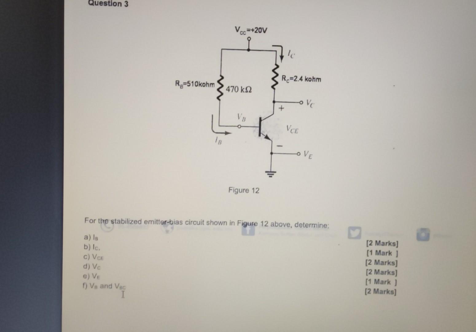 Solved c) Figure 3 shows a diode circuit analysis based on | Chegg.com