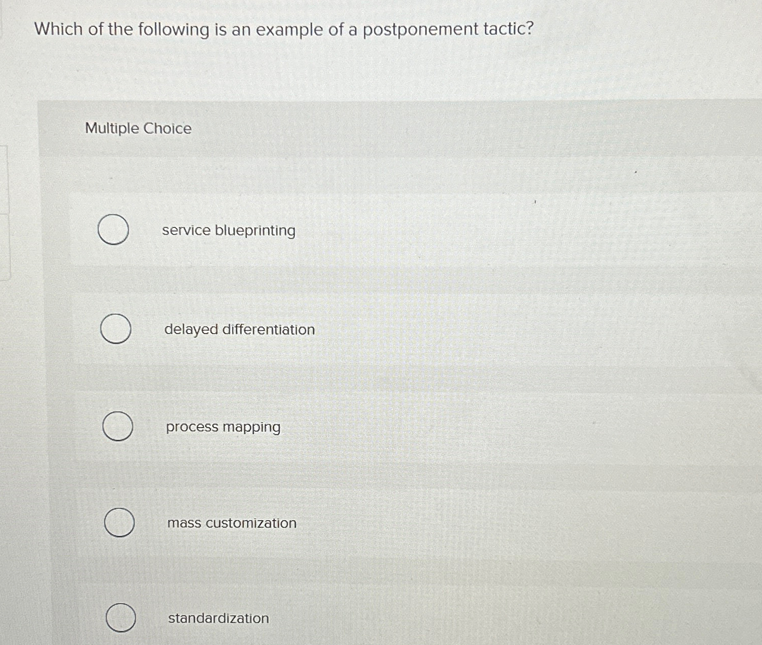 Solved Which of the following is an example of a | Chegg.com