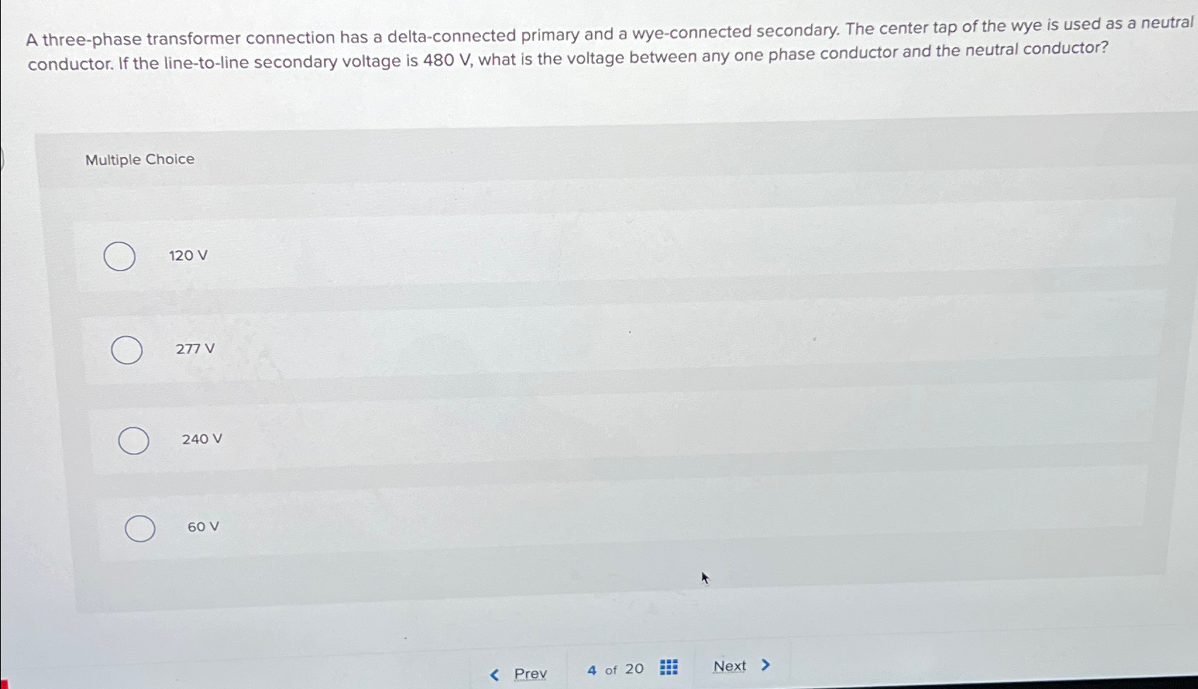 Solved A three-phase transformer connection has a | Chegg.com