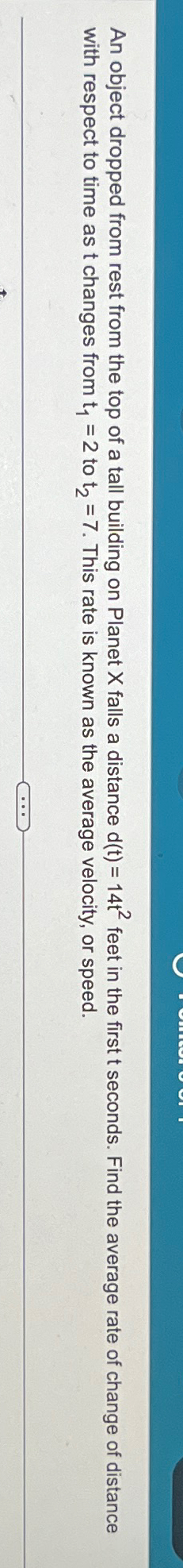 Solved An object dropped from rest from the top of a tall | Chegg.com