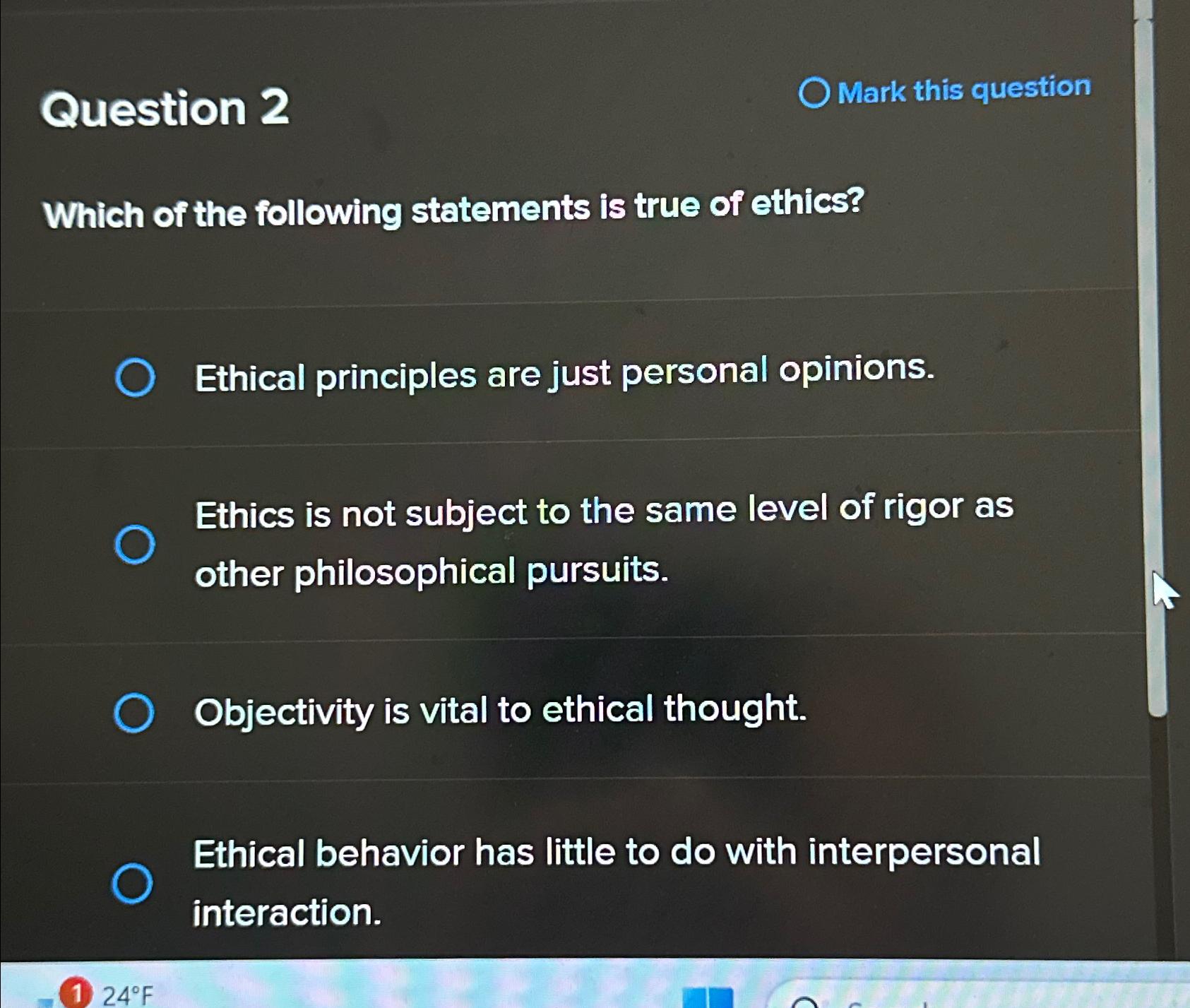 Solved Question 2Mark this questionWhich of the following | Chegg.com