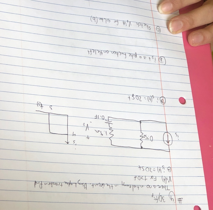 Solved There is no nitalensgy in the aircuit. Using Lapee | Chegg.com