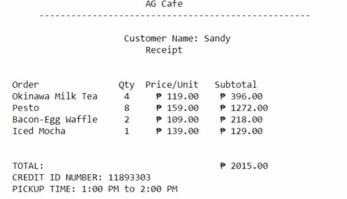 Solved Create A Food Pre Ordering System Using Python The