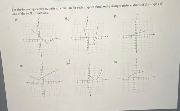 Solved For the following exercises, write an equation for | Chegg.com