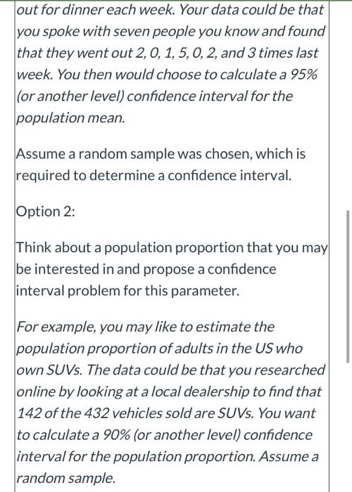 Solved Using Confidence Intervals to Estimate Parameters | Chegg.com