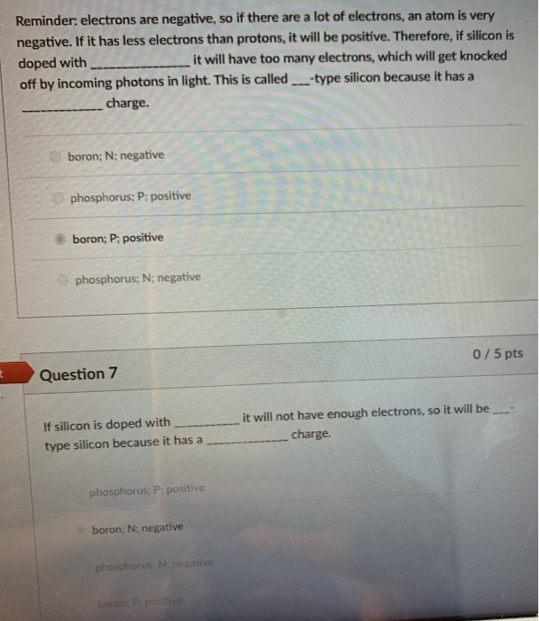 Solved Reminder: electrons are negative, so if there are a | Chegg.com