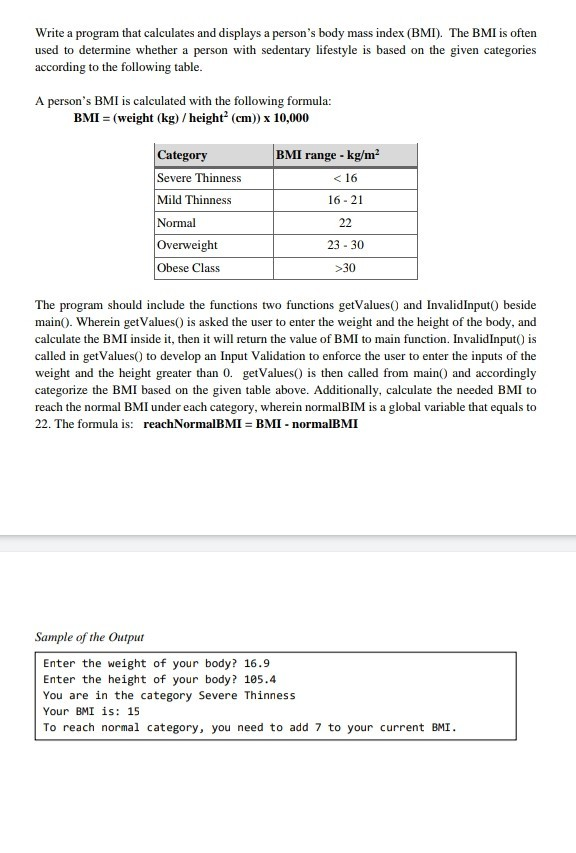 Solved Write a program that calculates and displays a | Chegg.com
